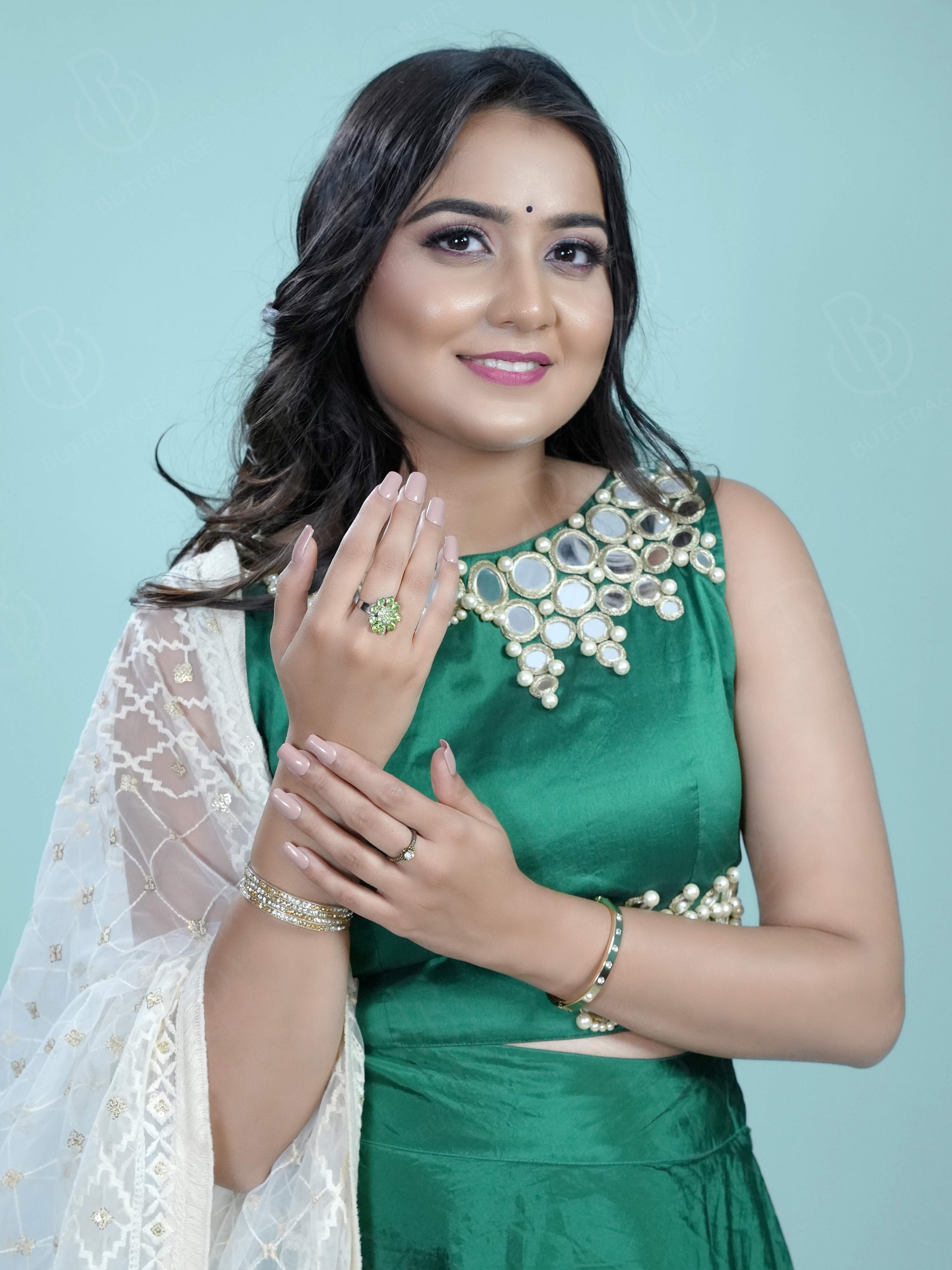 Warm Glow Press on Nails With Radiance | Super Dusky Artificial Nails ...